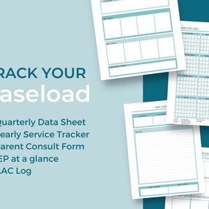 School SLP Planner: Printable Speech Therapy Resources (digital ...