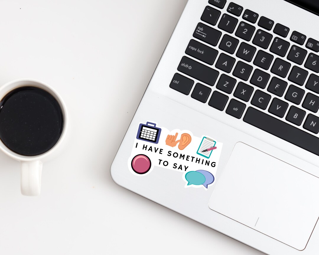 I Have Something to Say Sticker | SLP Sticker | Special Education ...