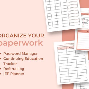 Speech Therapy Planner, Speech Planner, IEP Planner, SLP Planner ...