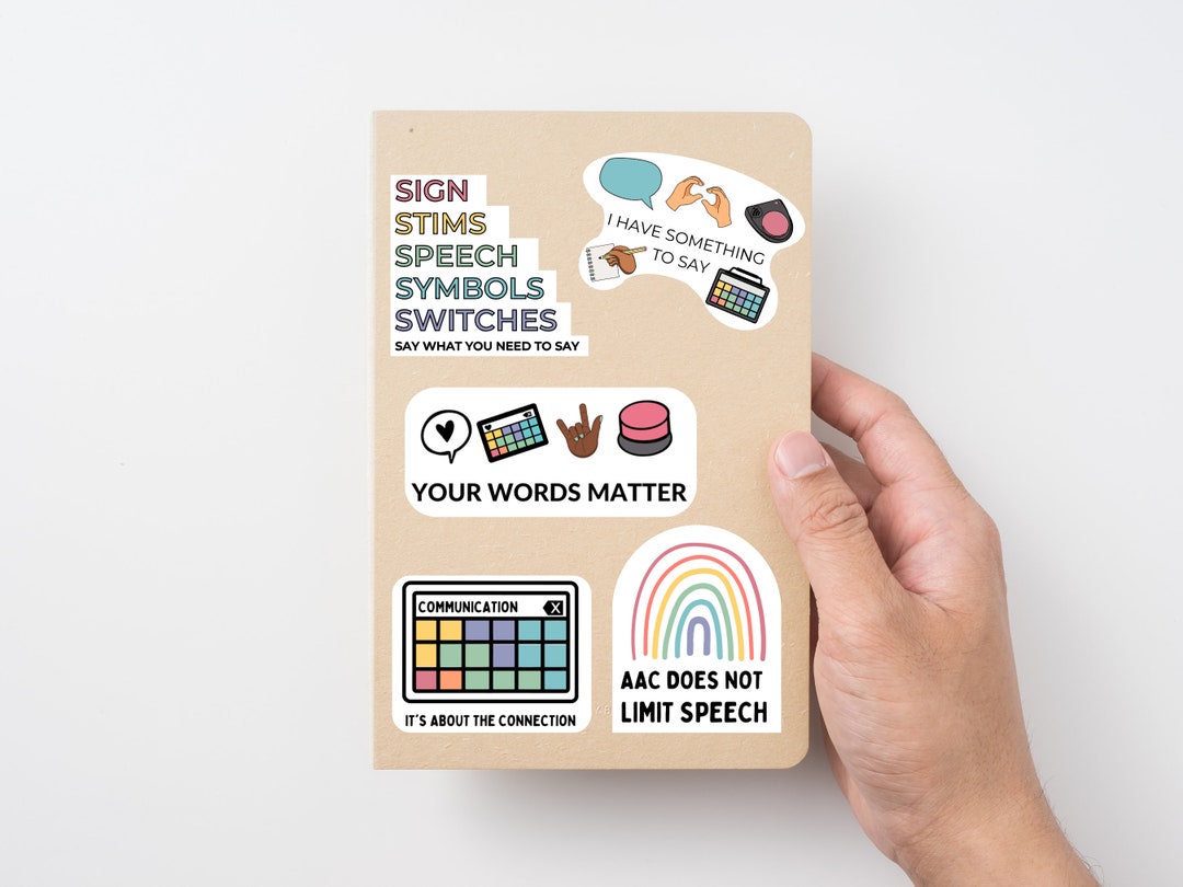 AAC Advocacy Sticker Pack: Special Education SLP Stickers - Etsy