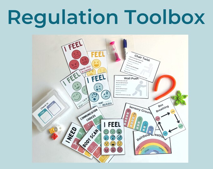 Regulation Toolkit Sensory Tools Fidget Toys Sensory Toolbox Calm Down ...