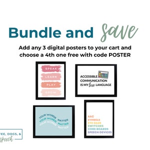 AAC Access Rainbow Digital Print | AAC Slp Prints | SLP Decor |therapy ...