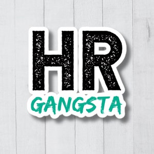 Funny Human Resources Sticker, Cute HR Sticker, HR Decals, Gift for HR ...