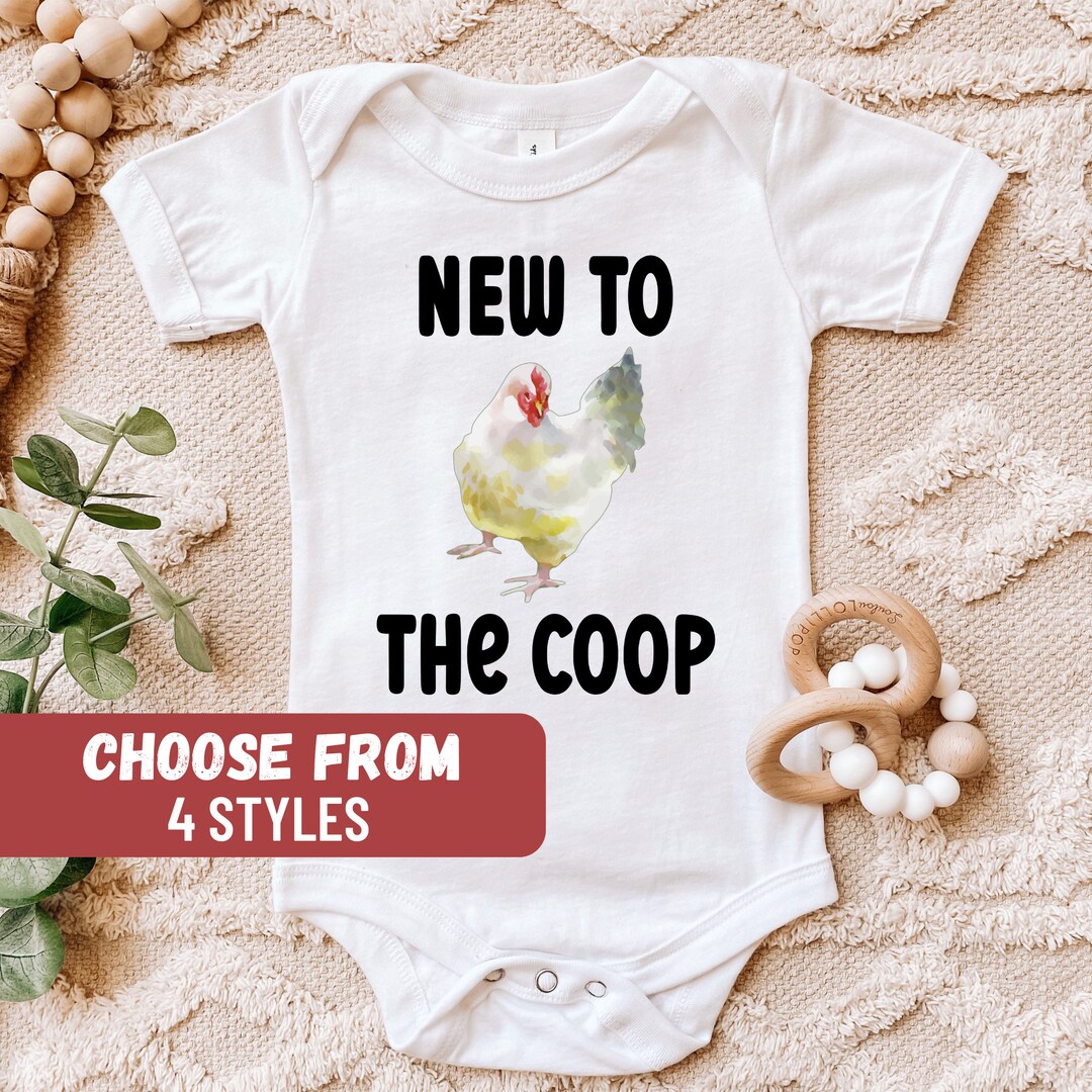 Chicken Announcement Gift, Baby Shower Gift, Baby Outfit, Cute Baby ...