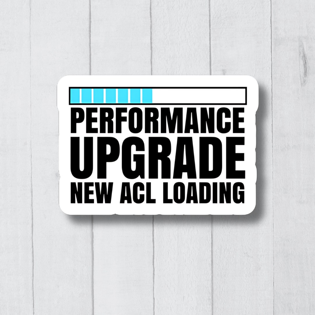 ACL Surgery Sticker, Knee Surgery Decal, Orthopedic Sticker, ACL ...