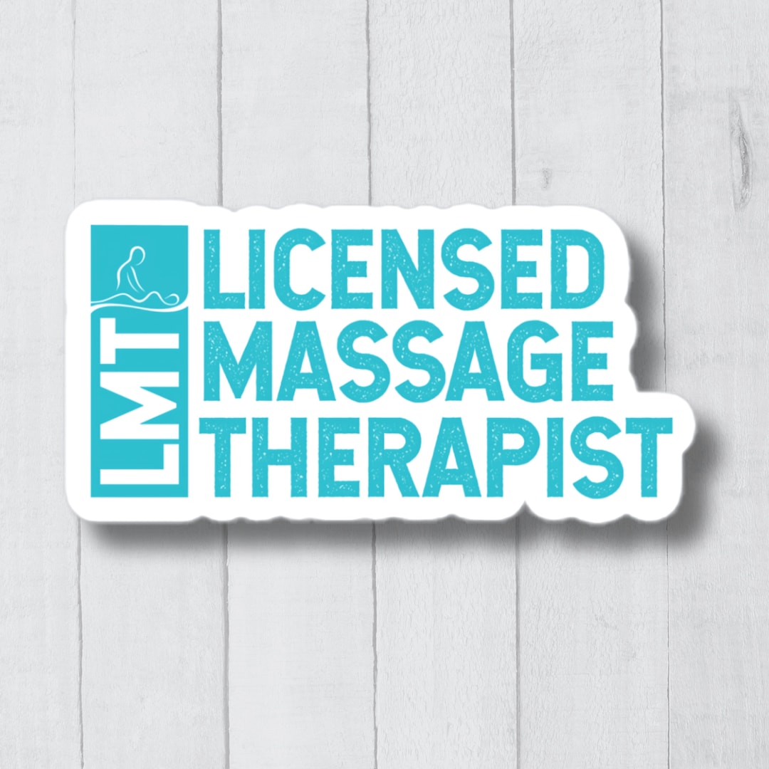 Licensed Massage Therapist Sticker, LMT Sticker, Massage Therapy ...