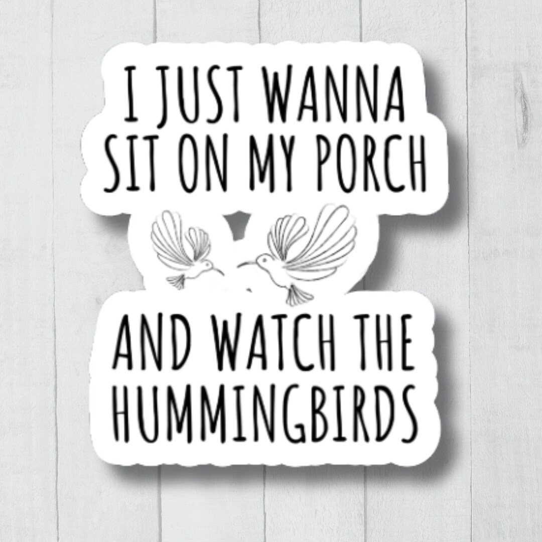 Hummingbird Decal, Hummingbird Vinyl Decal, Hummingbird Sticker ...