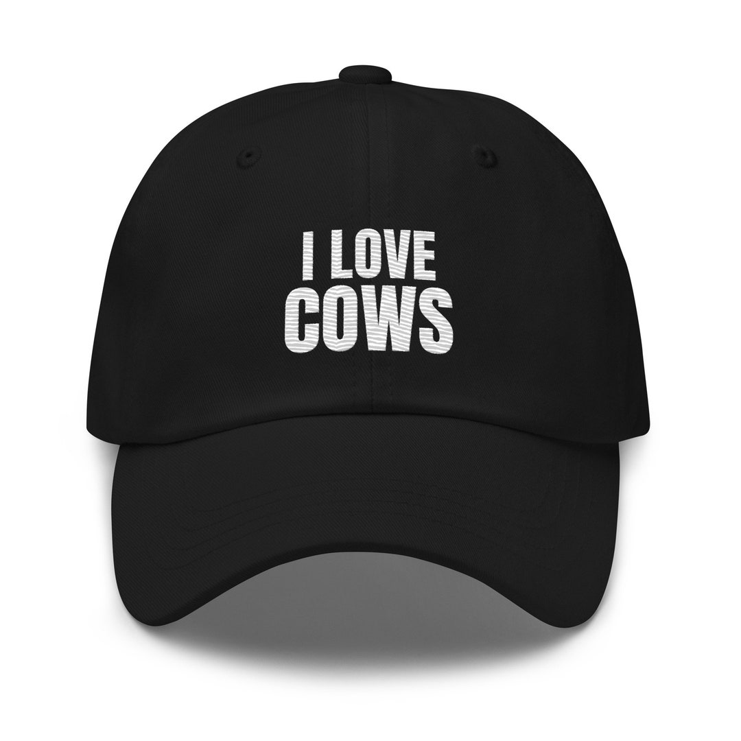 Cows Hat, Cow Lover, Farmer Hat, Funny Dad Hat, Farming Hat, Cute Dad ...