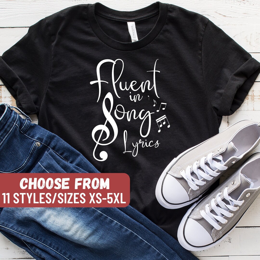 Funny Music Shirt, Singer Shirts, Music Lover Gift, Theatre Shirt ...