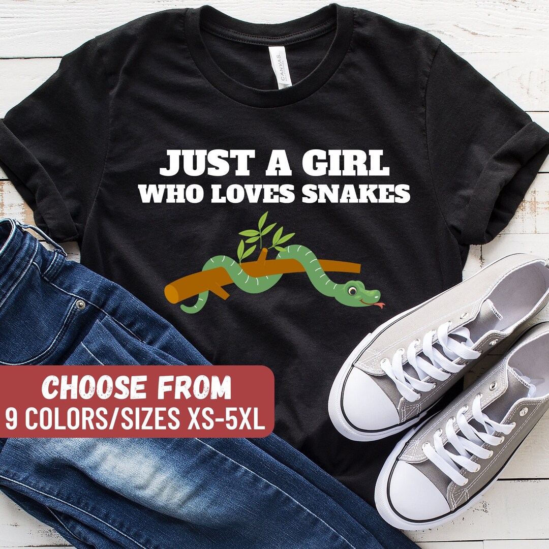 Funny Snake Shirts, Cute Snake Tee, Snake Lover Gift Tshirt, Snake ...