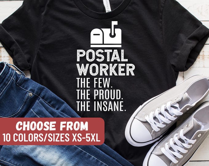 Postal Worker Shirt, Mailman Mail Lady Shirt, I'm Into Fitness This ...