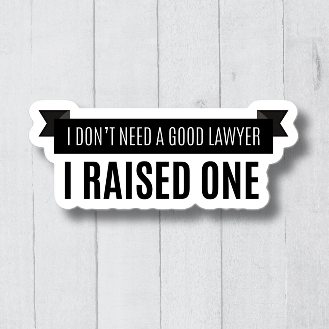 Funny Lawyer Sticker, Gifts for Pre Law Students, Pre Law Sticker, Law ...