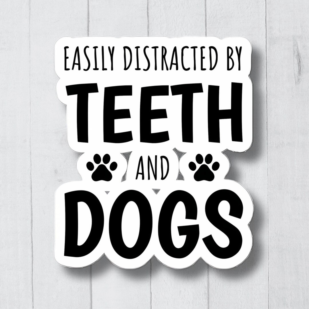 Tooth Sticker, Funny Dental Sticker, Cute Dentist Sticker, Dental ...