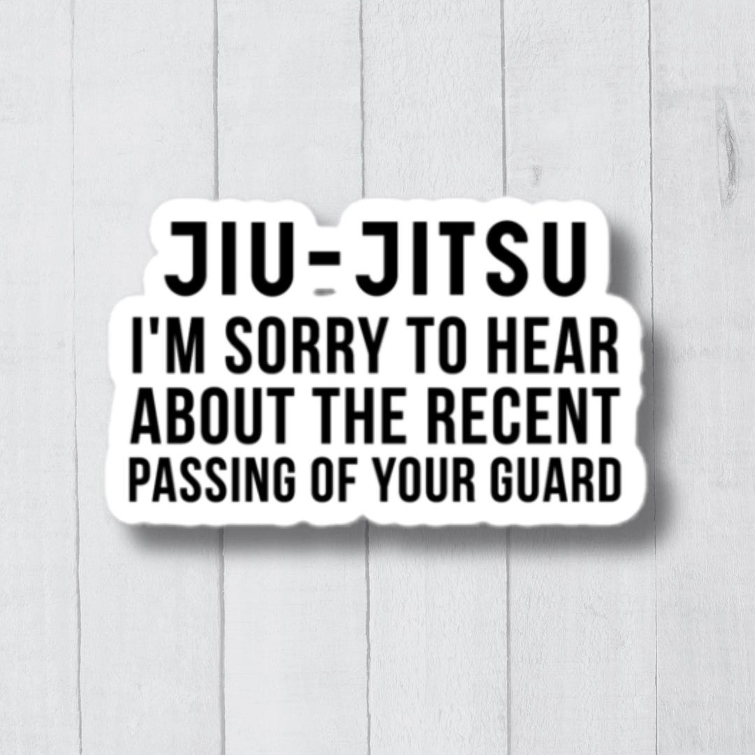 Brazilian Jiu Jitsu Stickers, Brazilian Jiu Jitsu Gift, Brazilian Jiu ...