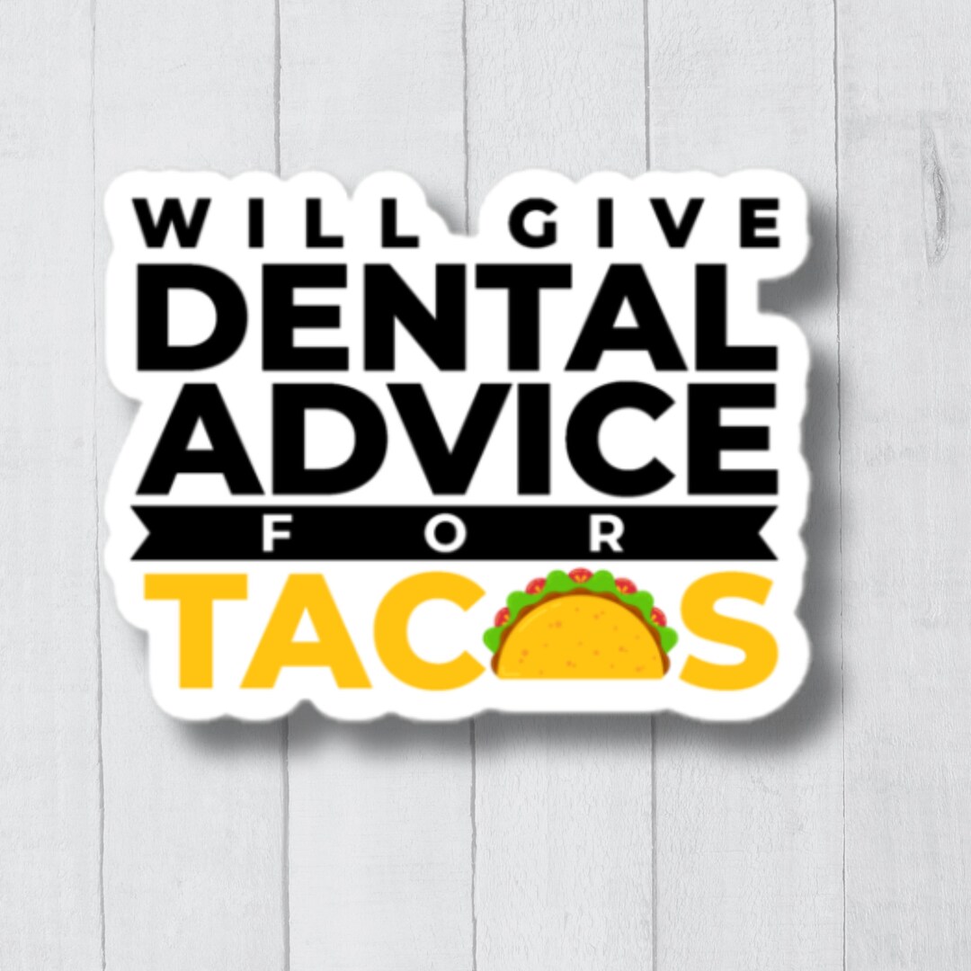 Funny Dental Sticker, Dentist Sticker, Dental Hygienist Sticker, Dental ...
