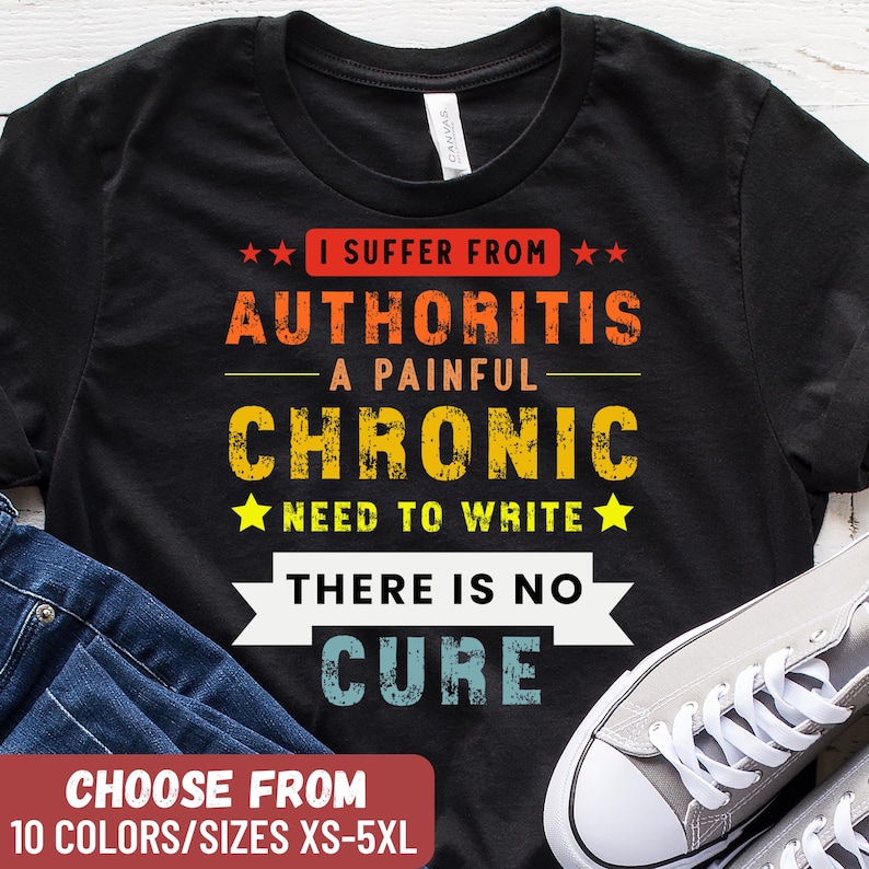 Funny Writer Shirt, Author Gift Tee, Book Lover Top, Writing Humor ...