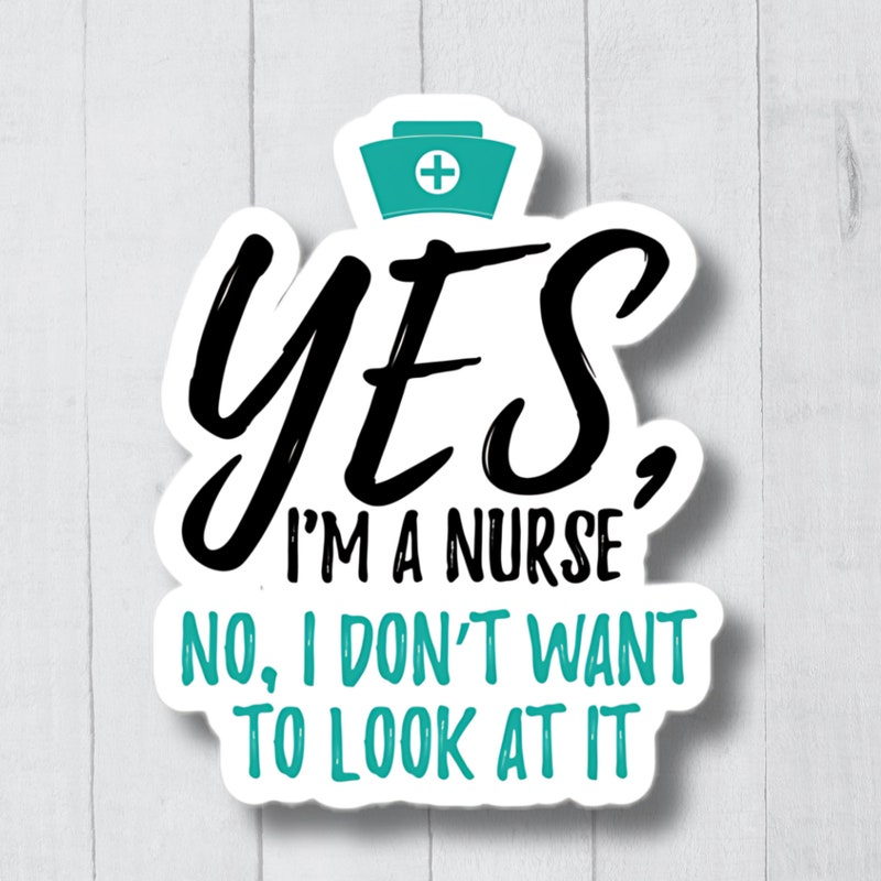 Nurse Stickers - Etsy
