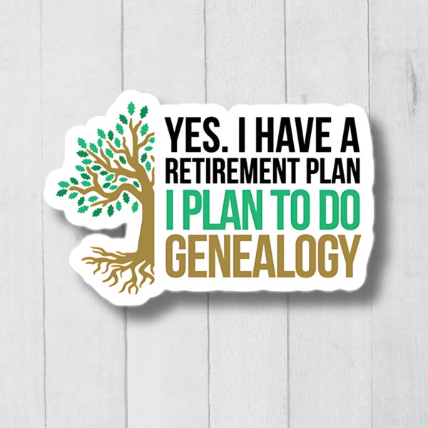 Genealogy Stickers - Etsy