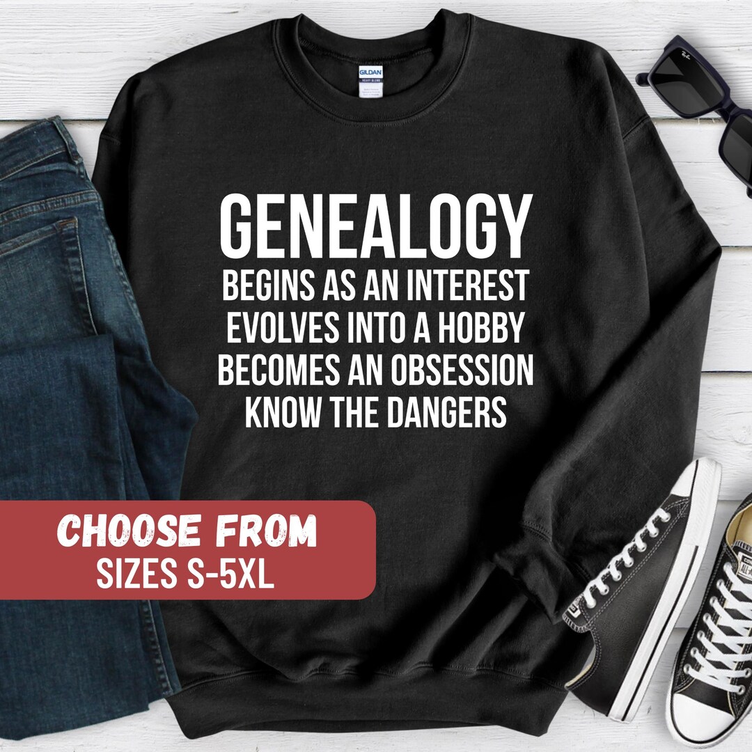 Genealogy Gifts for Women, Genealogy Sweatshirt, Family History Sweater ...