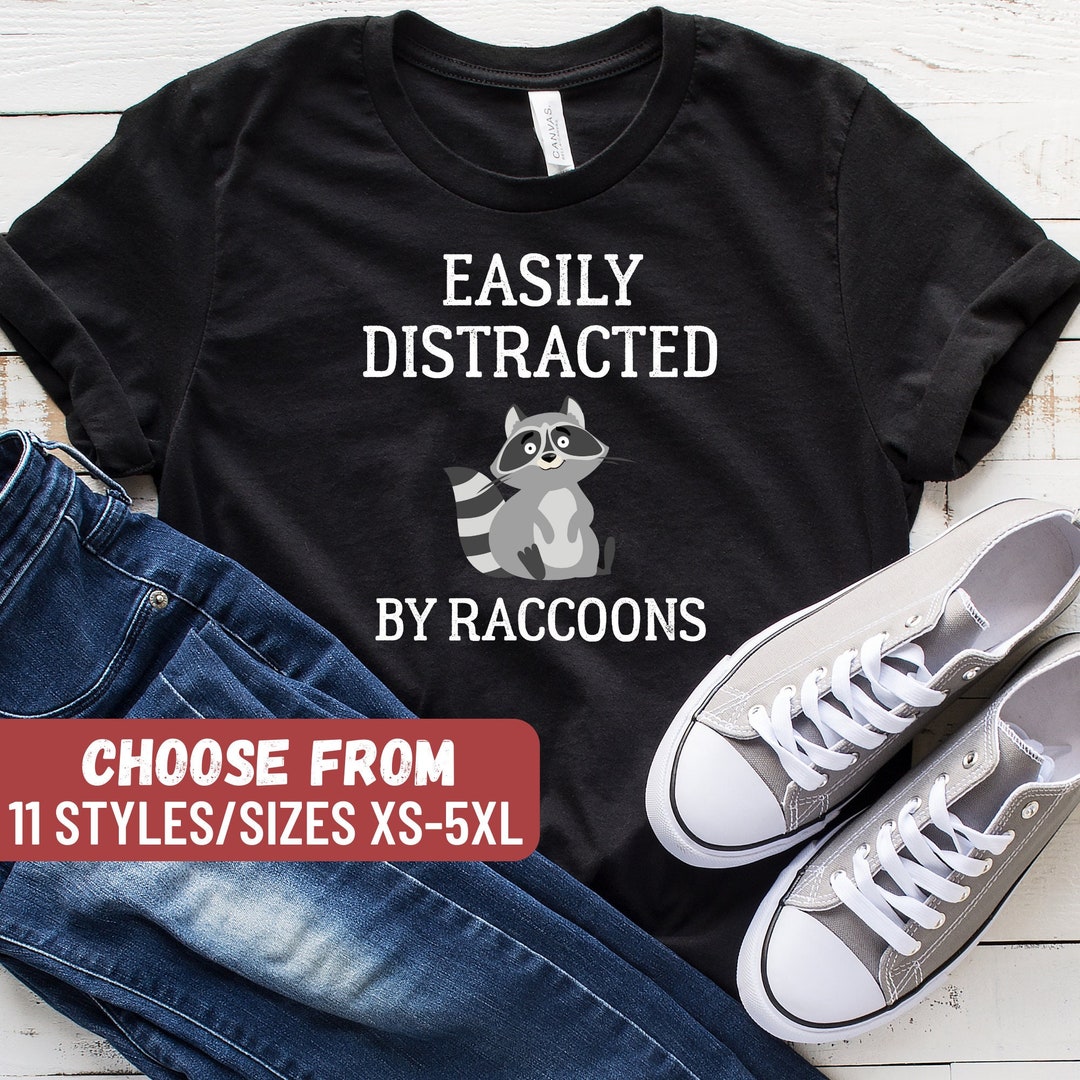 Raccoon Shirt, Raccoon T Shirt, Raccoon Gift, Funny Raccoon Shirt ...