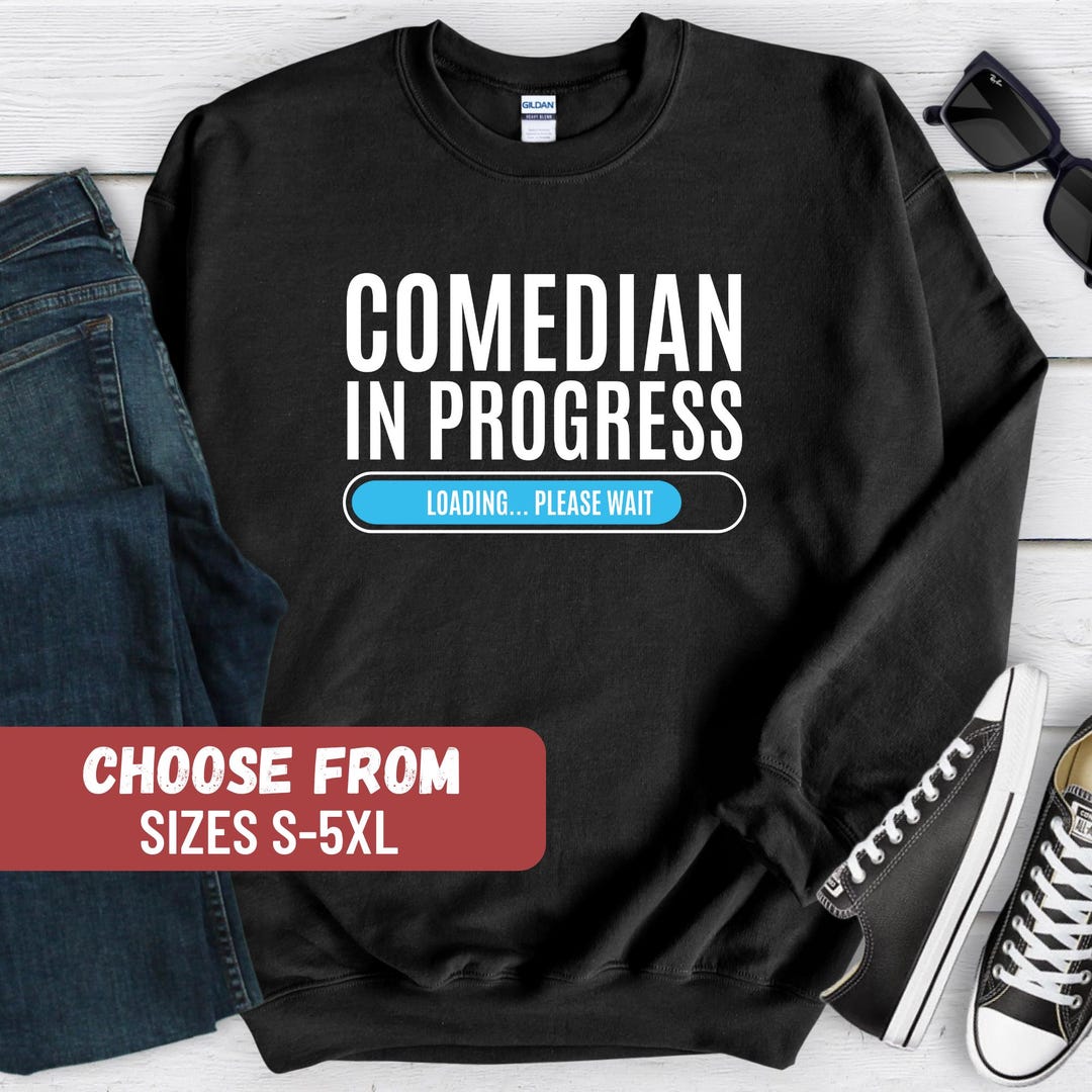 Funny Comedian Crewneck, Cute Comedy Sweater, Stand up Comedy Shirt ...