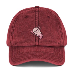 Axolotl Hat, Cute Axolotl Hat, Axolotl Baseball Cap, Axolotl Cap ...