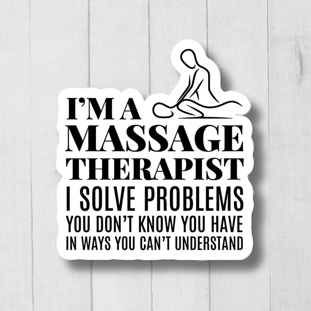 Massage Therapist Sticker, Massage Stickers, Massage Therapist Gift ...