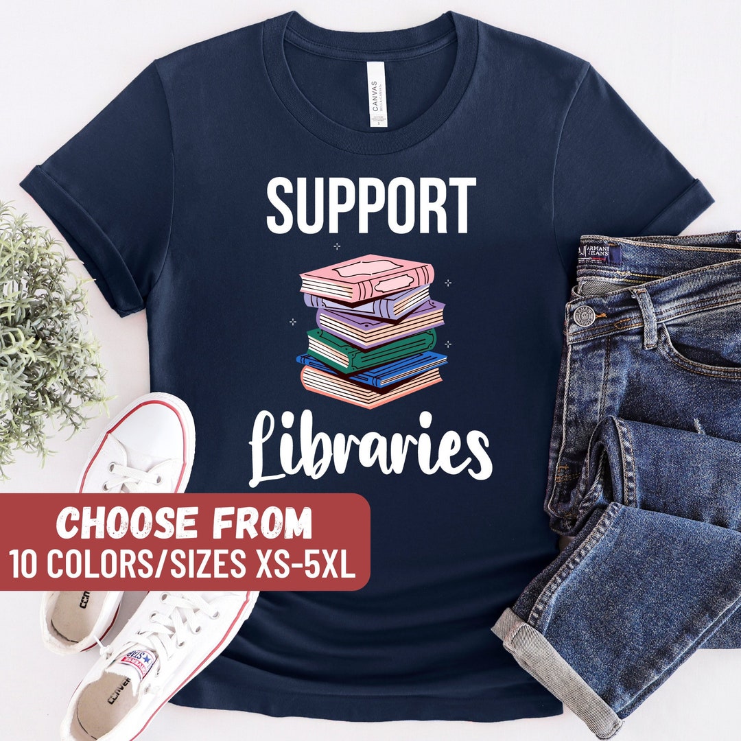 Funny Library Shirt, Library Lover Tee, Book Clothes, Book Lover ...