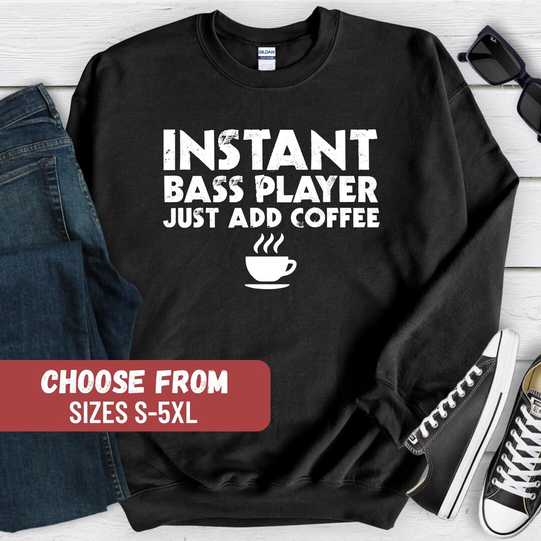 Funny Bass Guitar Sweater, Bass Guitar Gift, Bass Player Hoodie, Bass ...