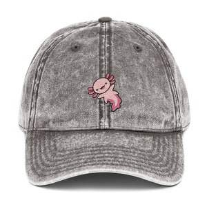 Axolotl Hat, Cute Axolotl Hat, Axolotl Baseball Cap, Axolotl Cap ...