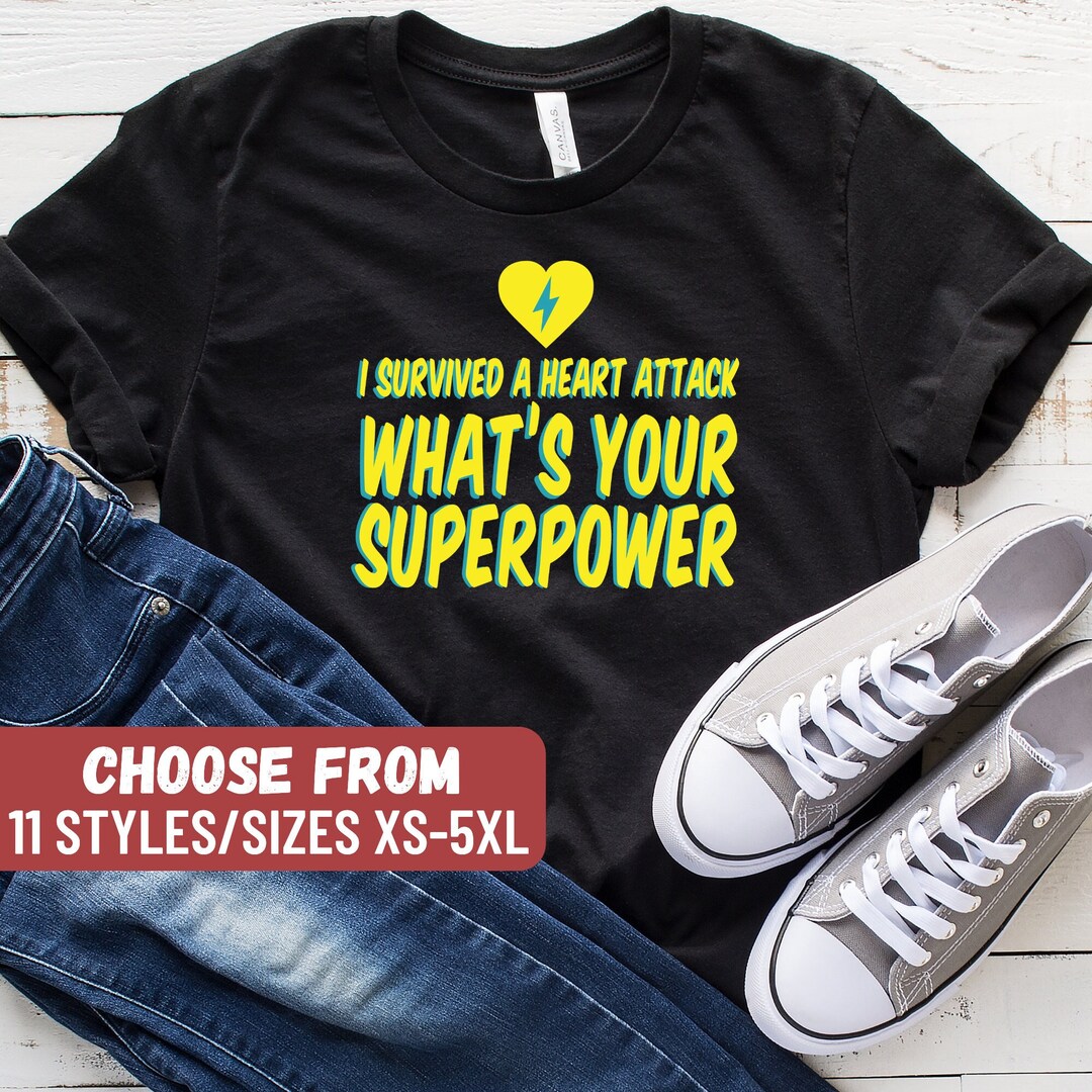 Heart Attack Shirt, Heart Attack Gift, Heart Disease, Heart Transplant ...