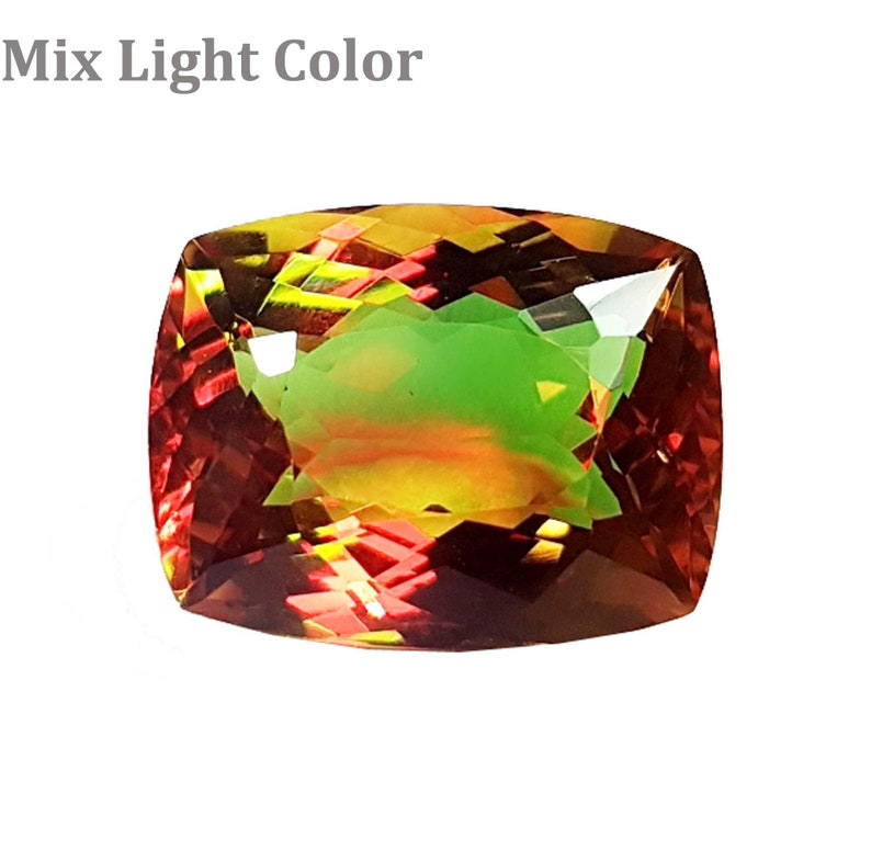 14.80 Ct Synthetic Color Change Alexandrite Cushion Shape - Etsy