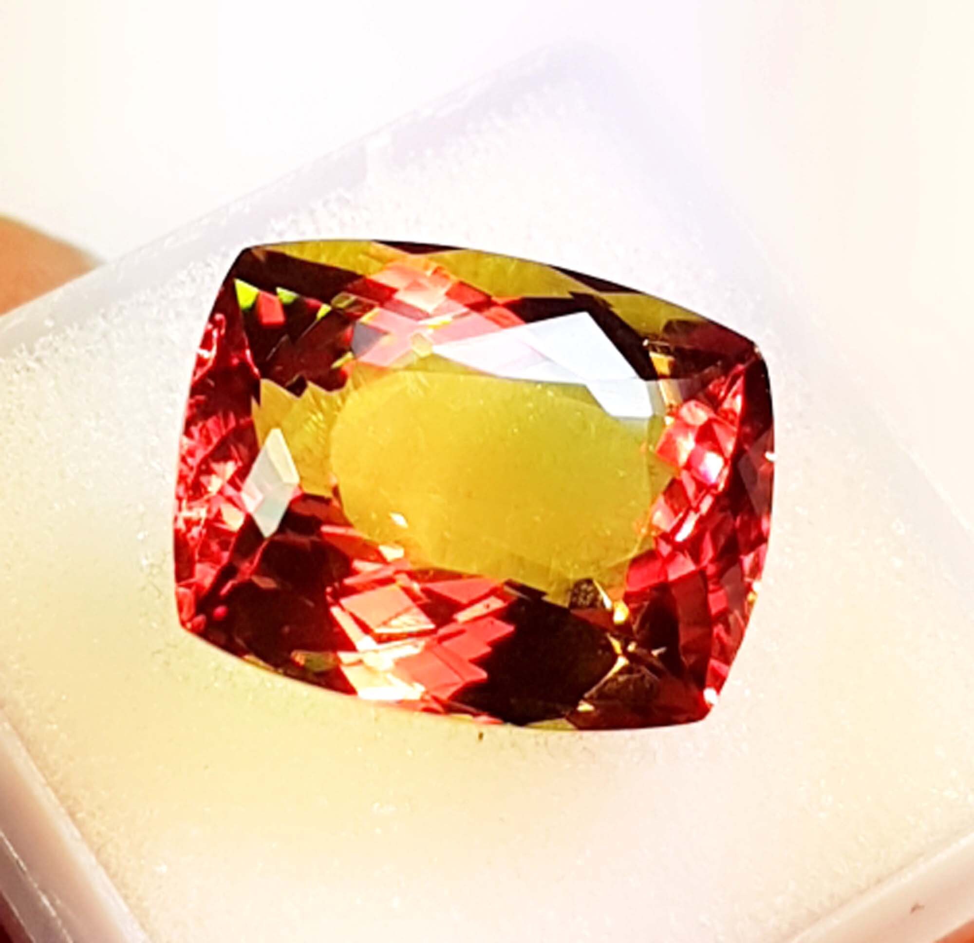 14.80 Ct Synthetic Color Change Alexandrite Cushion Shape - Etsy