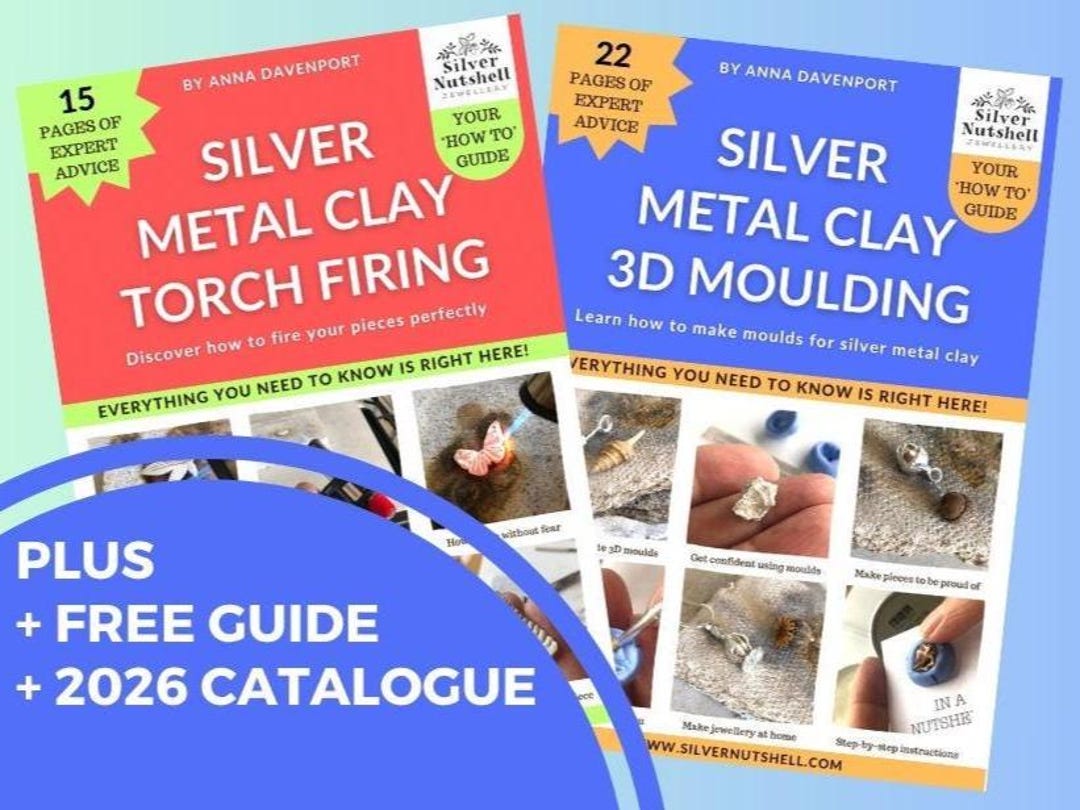 Silver Metal Clay: Torch Firing & 3D Moulding Guides (PDF Download) - Etsy