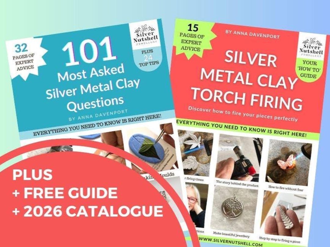 Silver Metal Clay Guide Bundle: Torch Firing + 101 Q&A (PDF Download ...