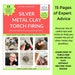 Silver Metal Clay Torch Firing Guide: Expert Advice (downloadable PDF ...