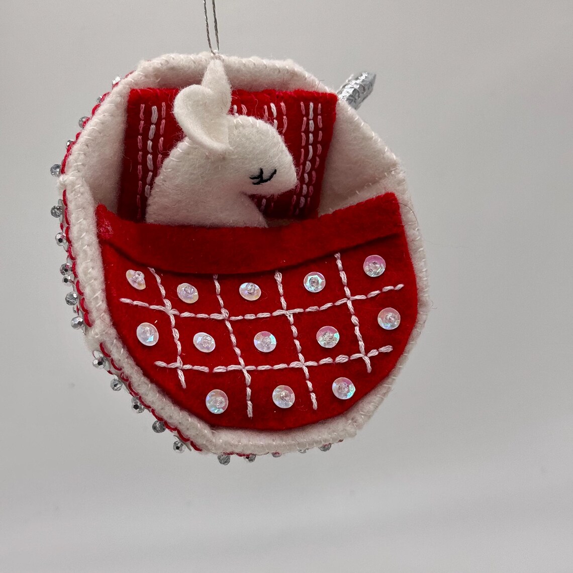 FINISHED Handmade 100% Wool Christmas Ornaments, 'twas the Night Before ...