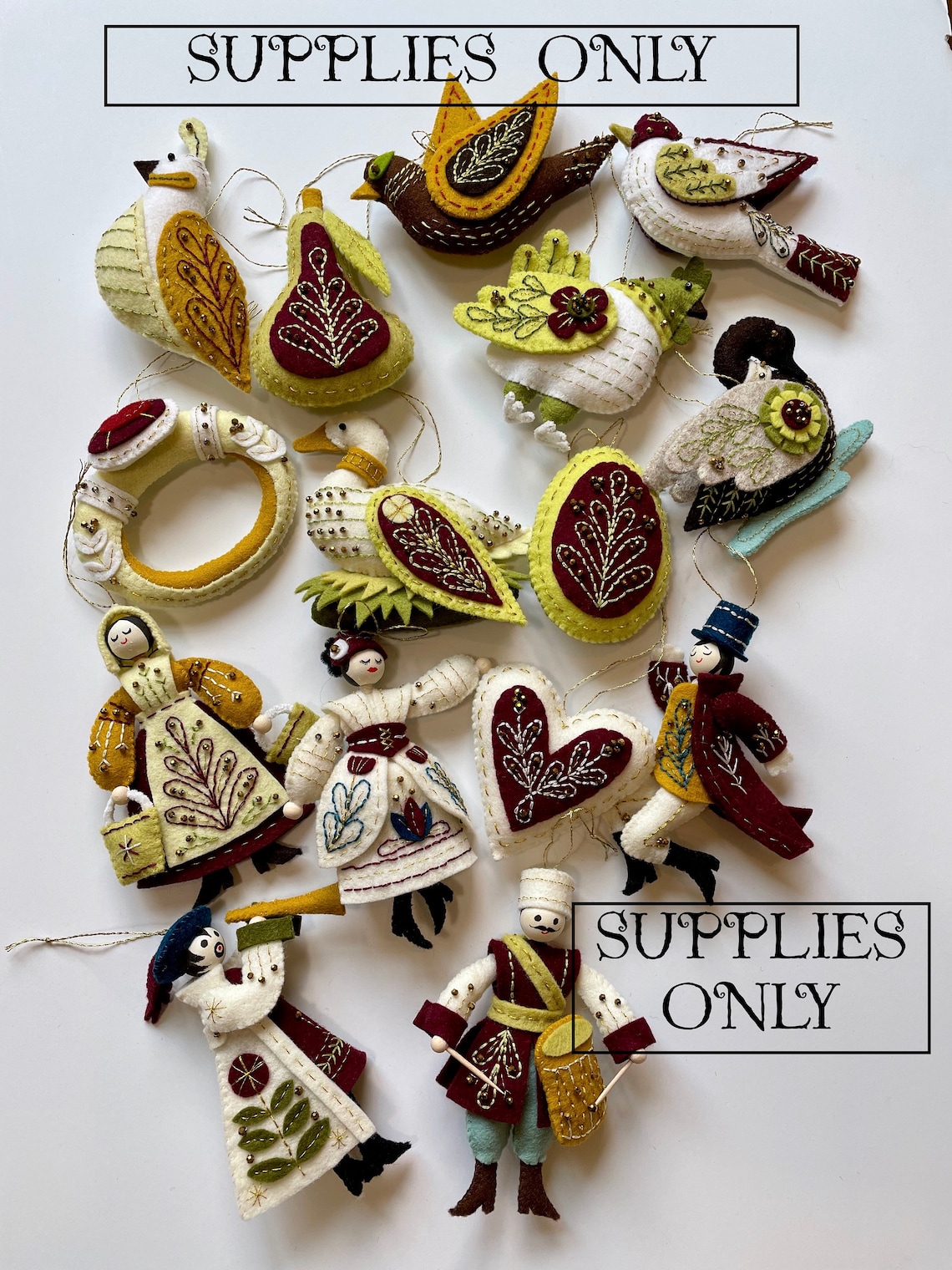 Twelve Days of Christmas Supply Kit for Mmmcrafts DYI Old - Etsy