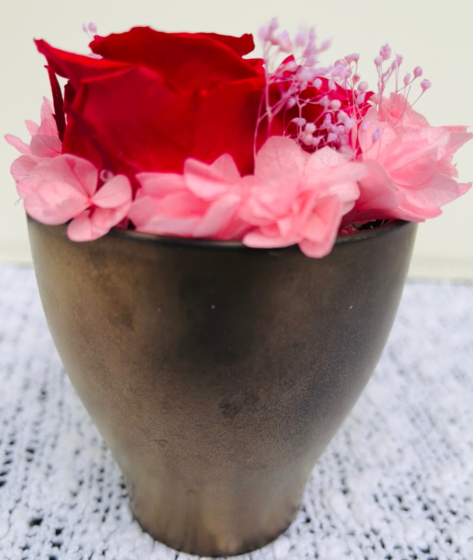 PRESERVED ROSES IN Vase Long Lasting Eternal Roses Vase | Etsy