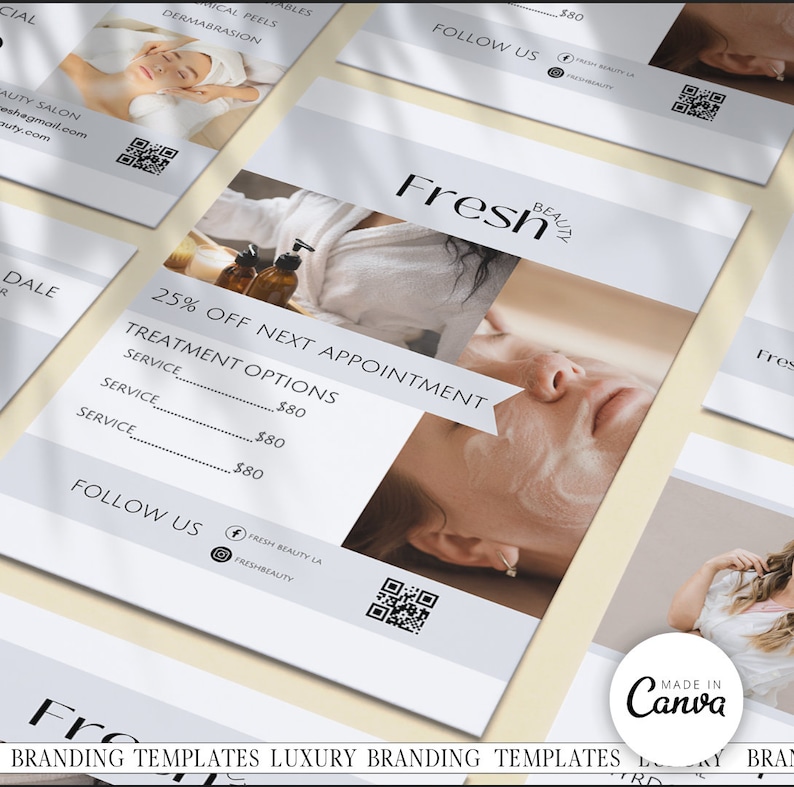 Esthetician Flyer Template, Esthetic Flyer, Canva Templates, Skincare ...