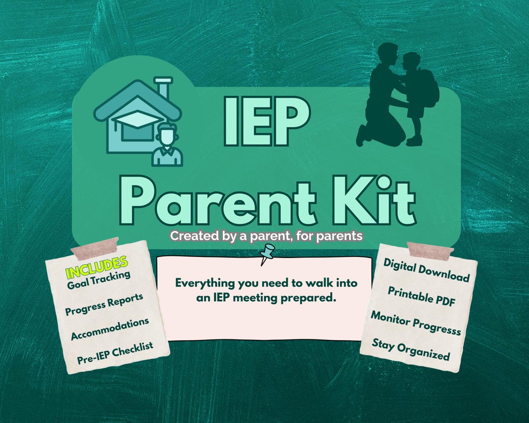 Printable IEP Parent Toolkit: Special Education Goal Tracker (PDF) - Etsy