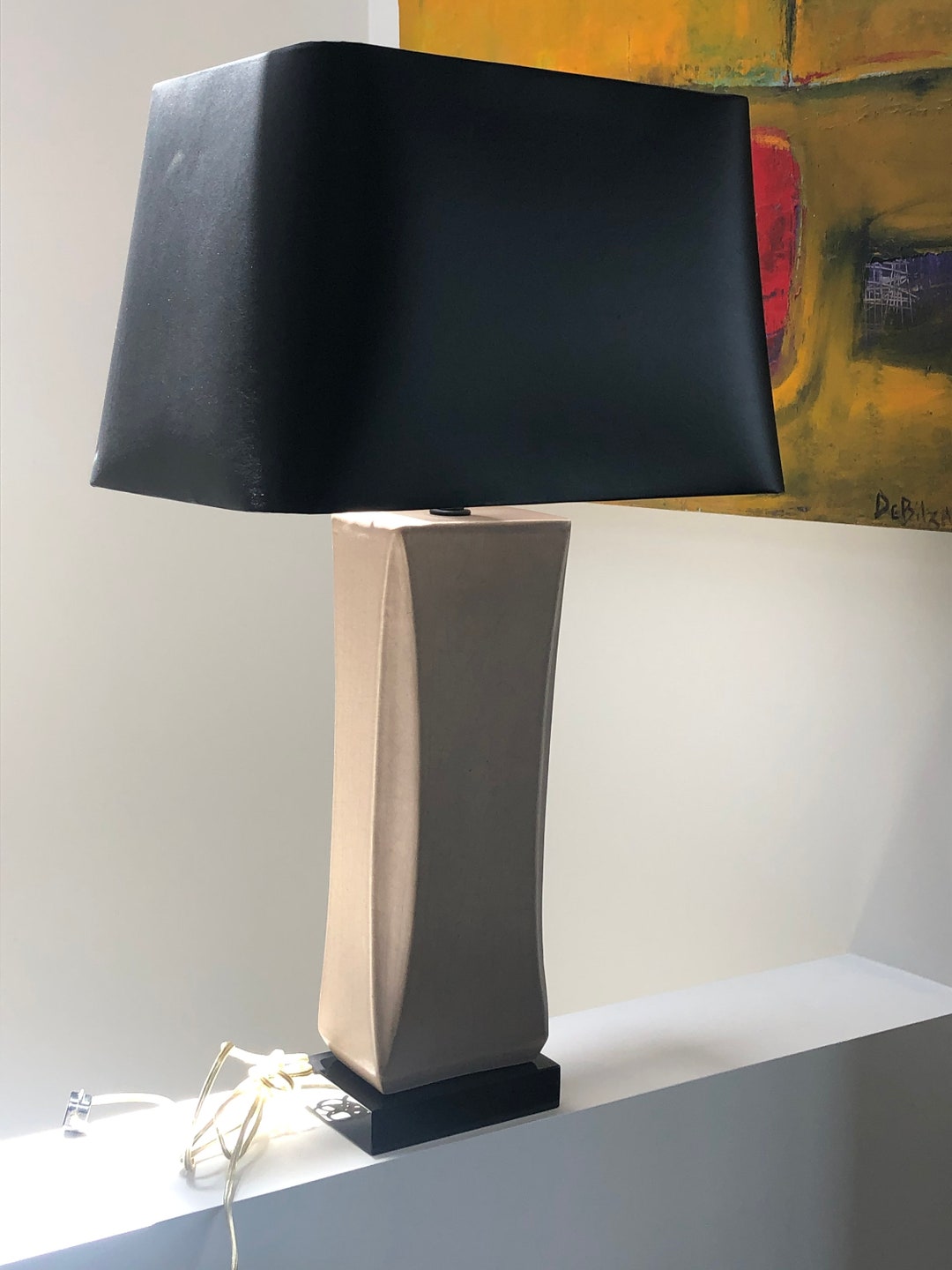 Ron Dier 'dorian' Table Lamp, Olive 27" - Etsy