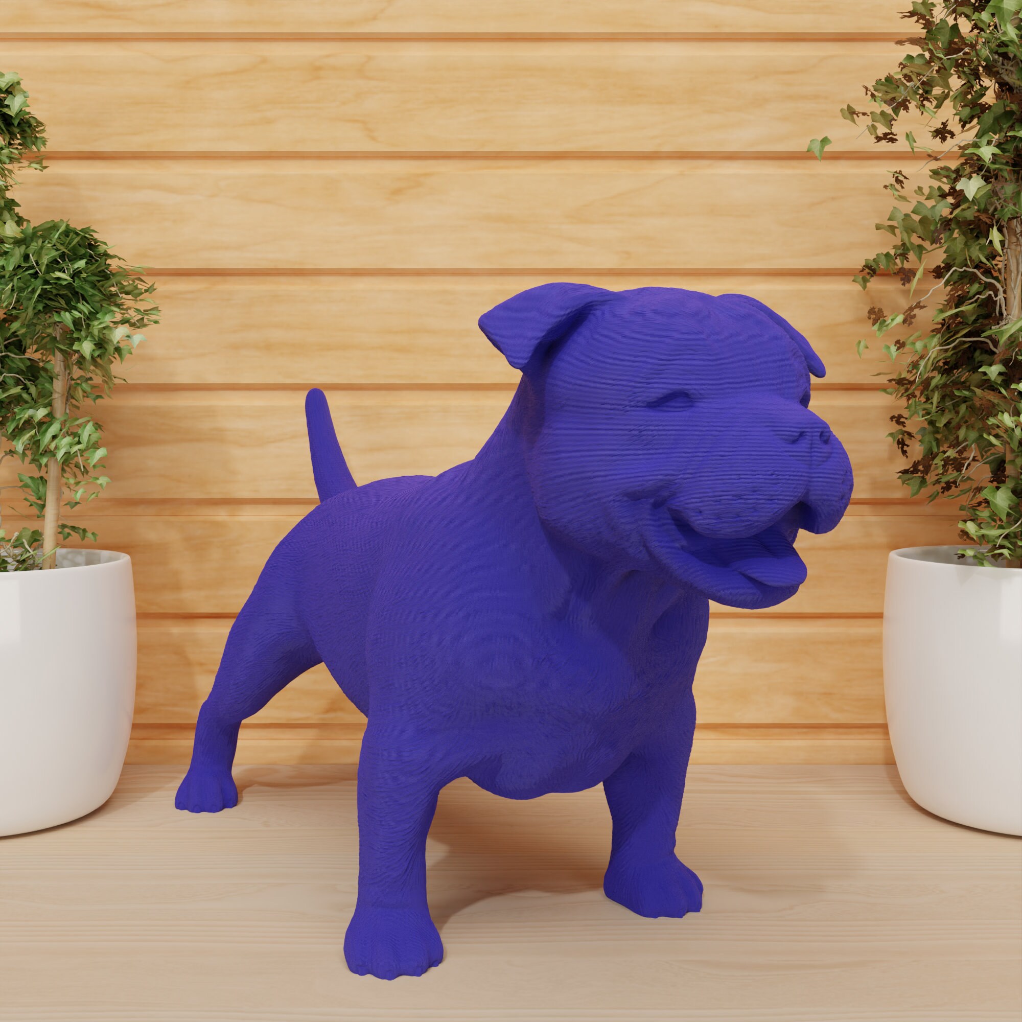 Statue of Dog Puppy American Bully Modern - Etsy