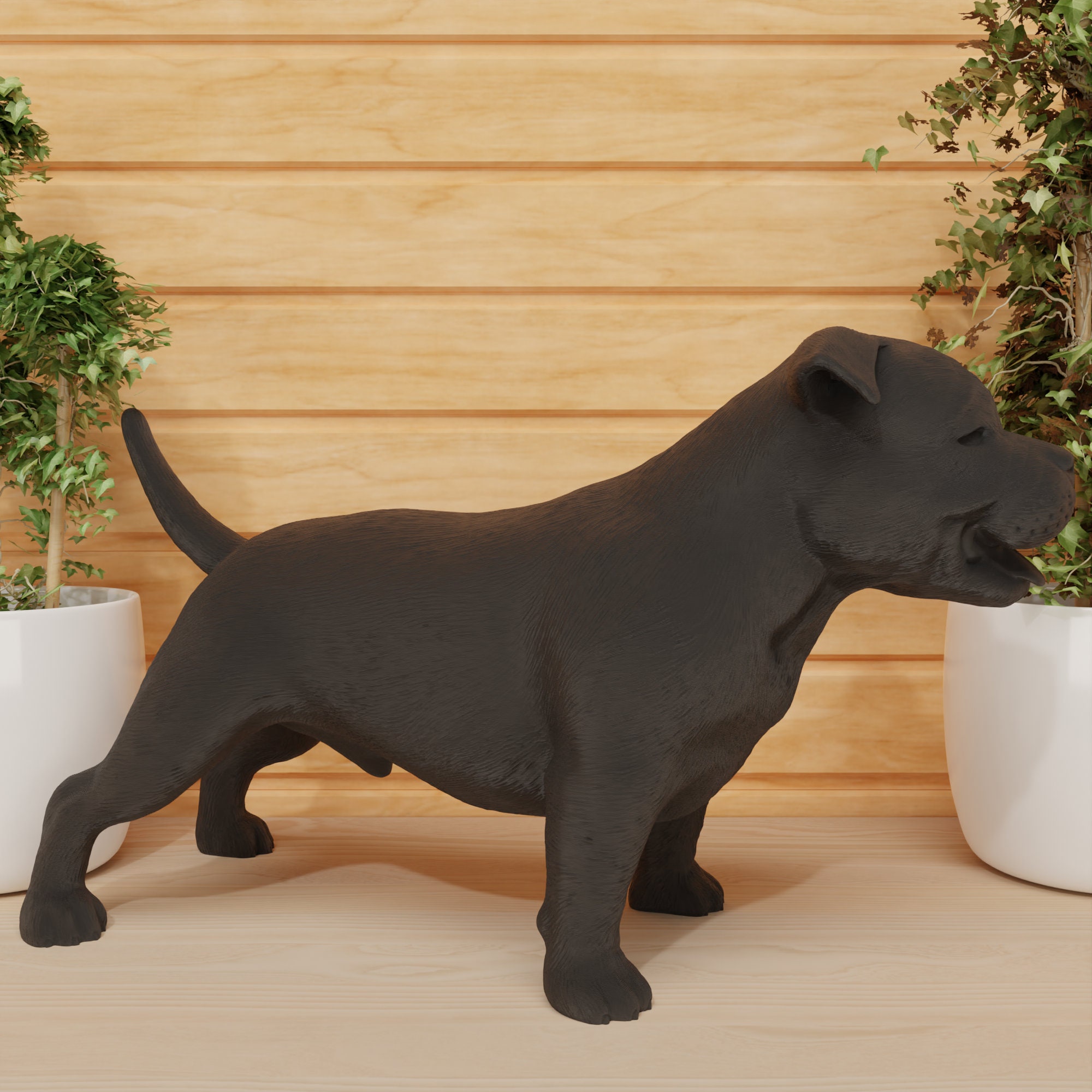 Statue of Dog Puppy American Bully Modern - Etsy