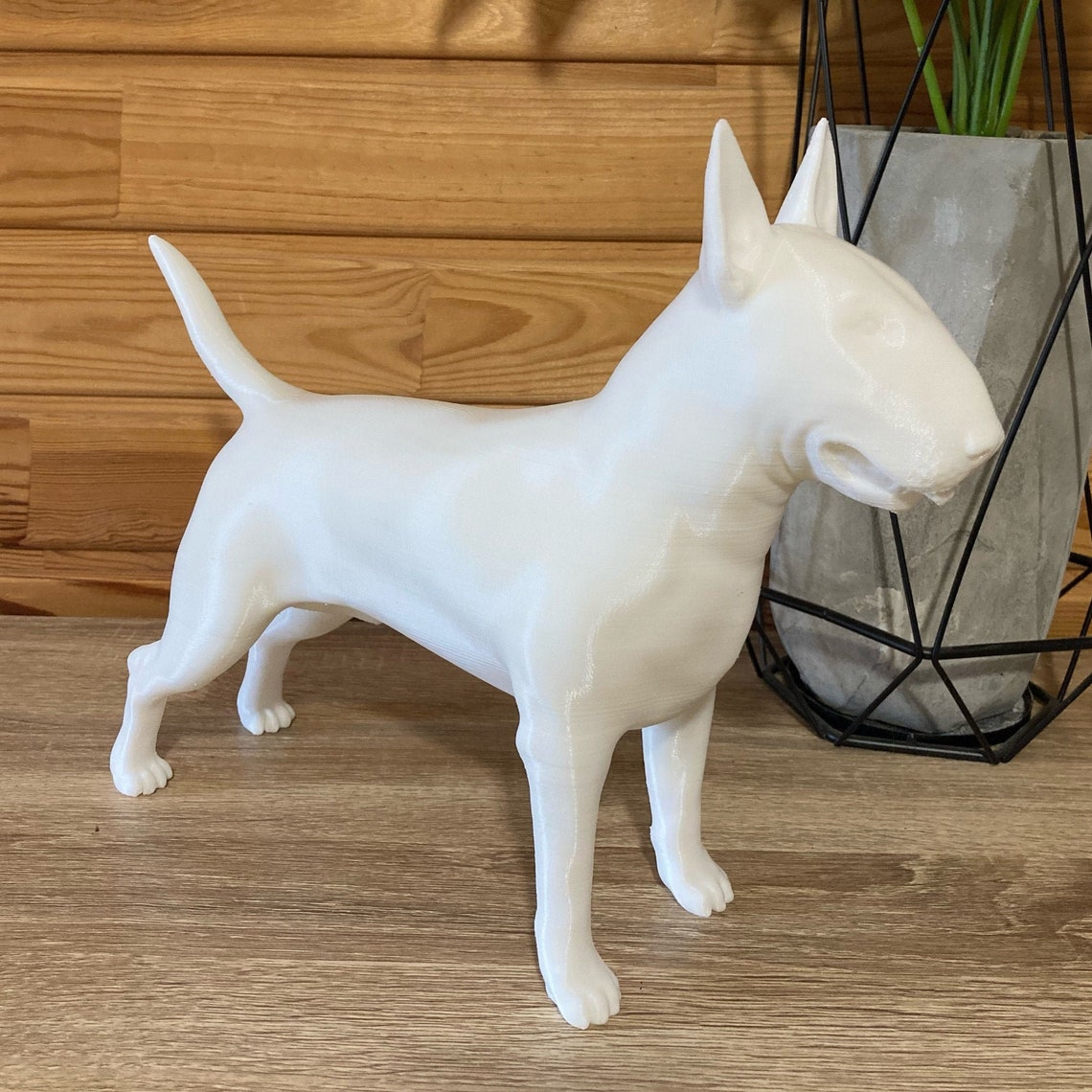 Statue de Chien Bull Terrier Moderne - Etsy France