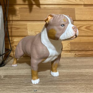 Modern Active American Bully Dog Statue - Etsy