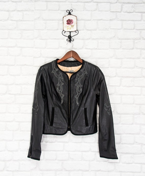 Noa Noa Rose leather jacket - munimoro.gob.pe