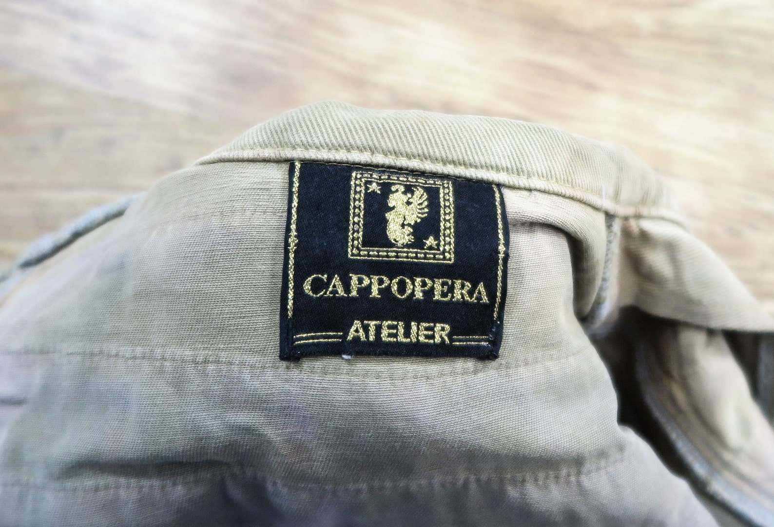 Vintage Cappopera Atelier Jeans Couture Soft Denim Jacket Distressed ...
