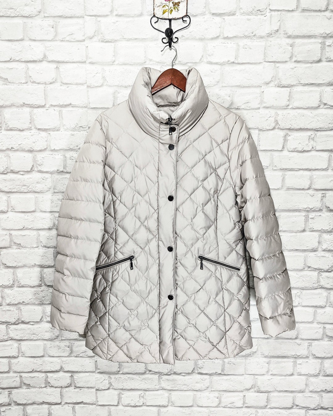 BASLER Real Down Puffer Jacket Coat Size 42/UK16/US12 - Etsy