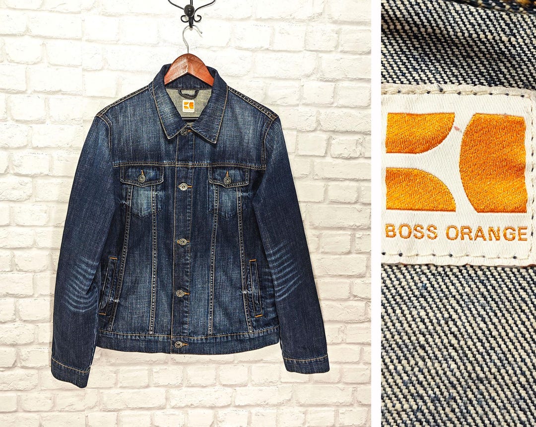 HUGO BOSS Denim Vintage Men's Jacket Size XL - Etsy